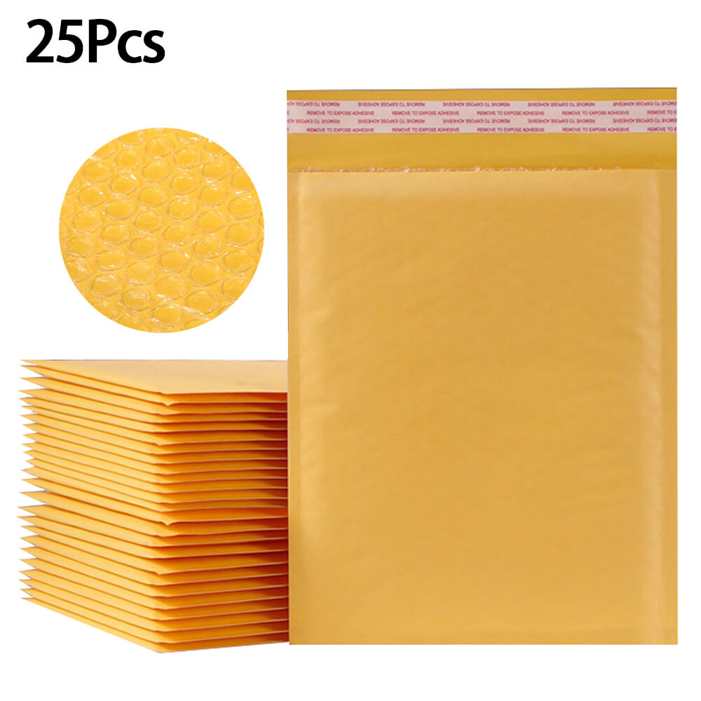 Kraft Bubble Mailers, Yellow Padded Envelope | BCBMALL