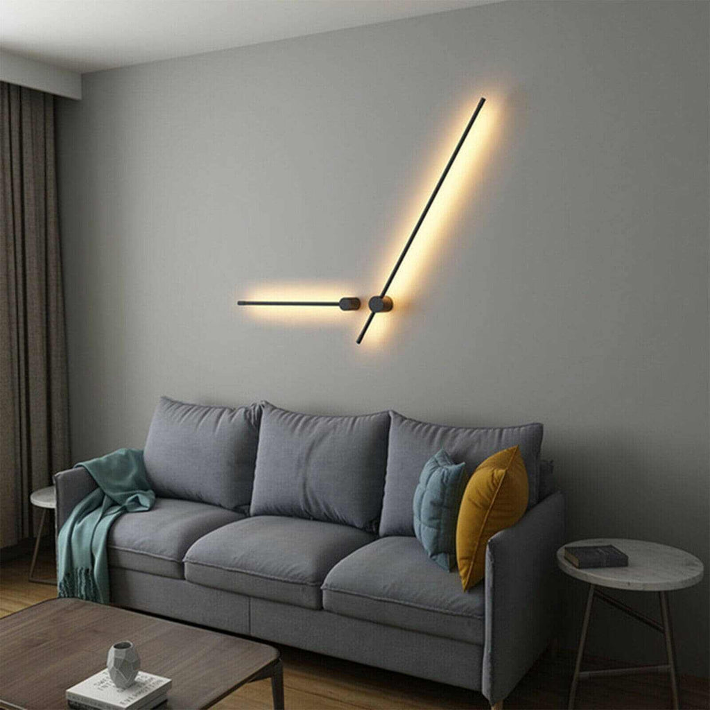 Modern LED Black Linear Wall Lamp | BCBMALL